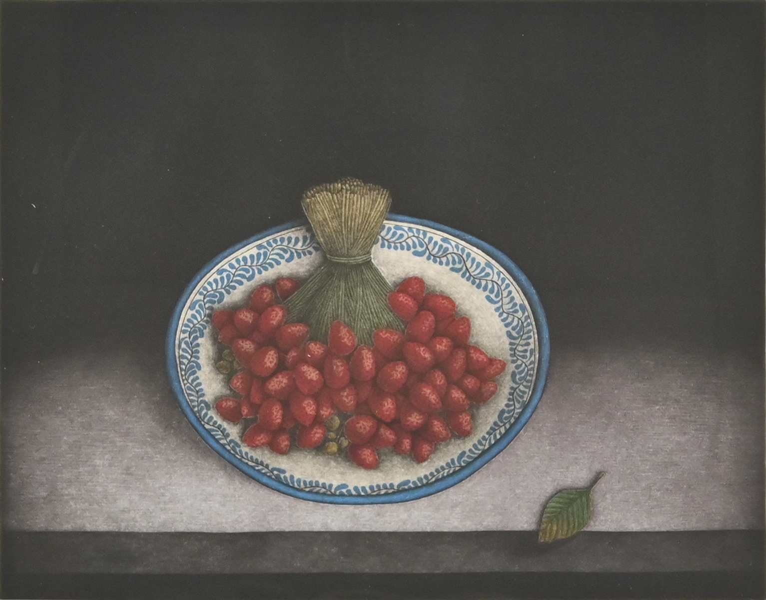 Tomoe Yokoi | 3 Mezzotints; 1) Roses in a Basket (1943) | MutualArt