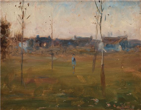 Richard Bergh | The outskirts of Paris | MutualArt