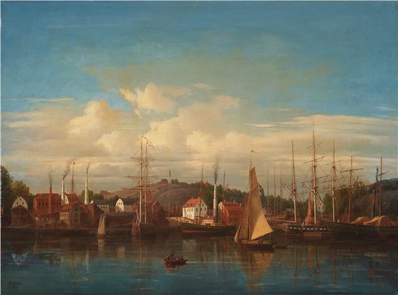 Carl Abraham Rothstén | Stockholms inlopp (1860) | MutualArt