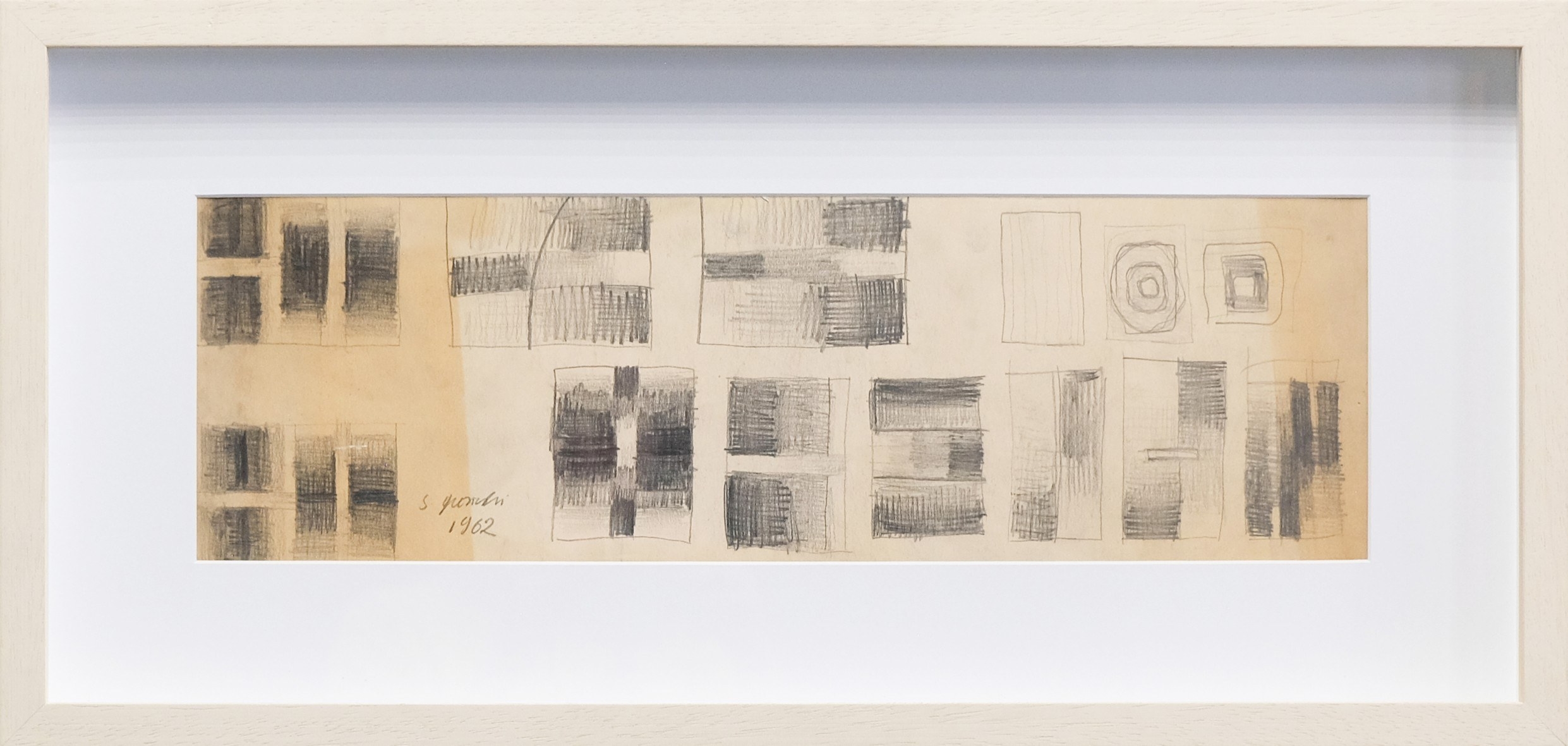 Stefan Gierowski | Bez tytułu”, szkice do obrazów (1962) | MutualArt