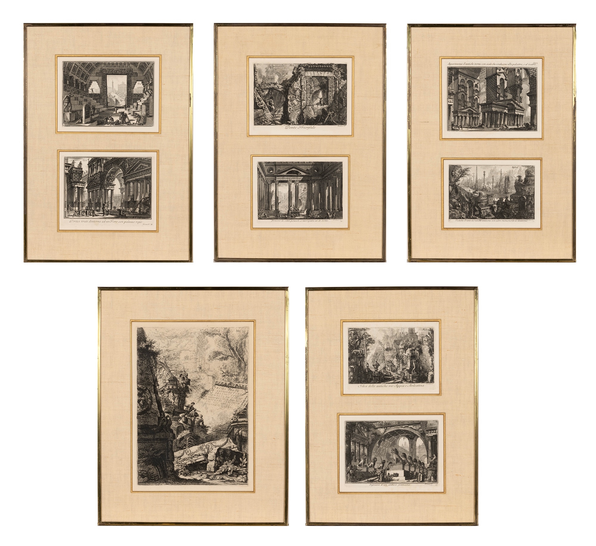 Giovanni Battista Piranesi | Nine engravings | MutualArt