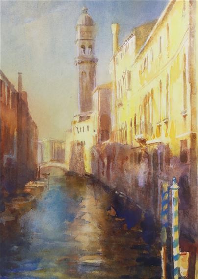 Cecil Rice | Venetian canal | MutualArt