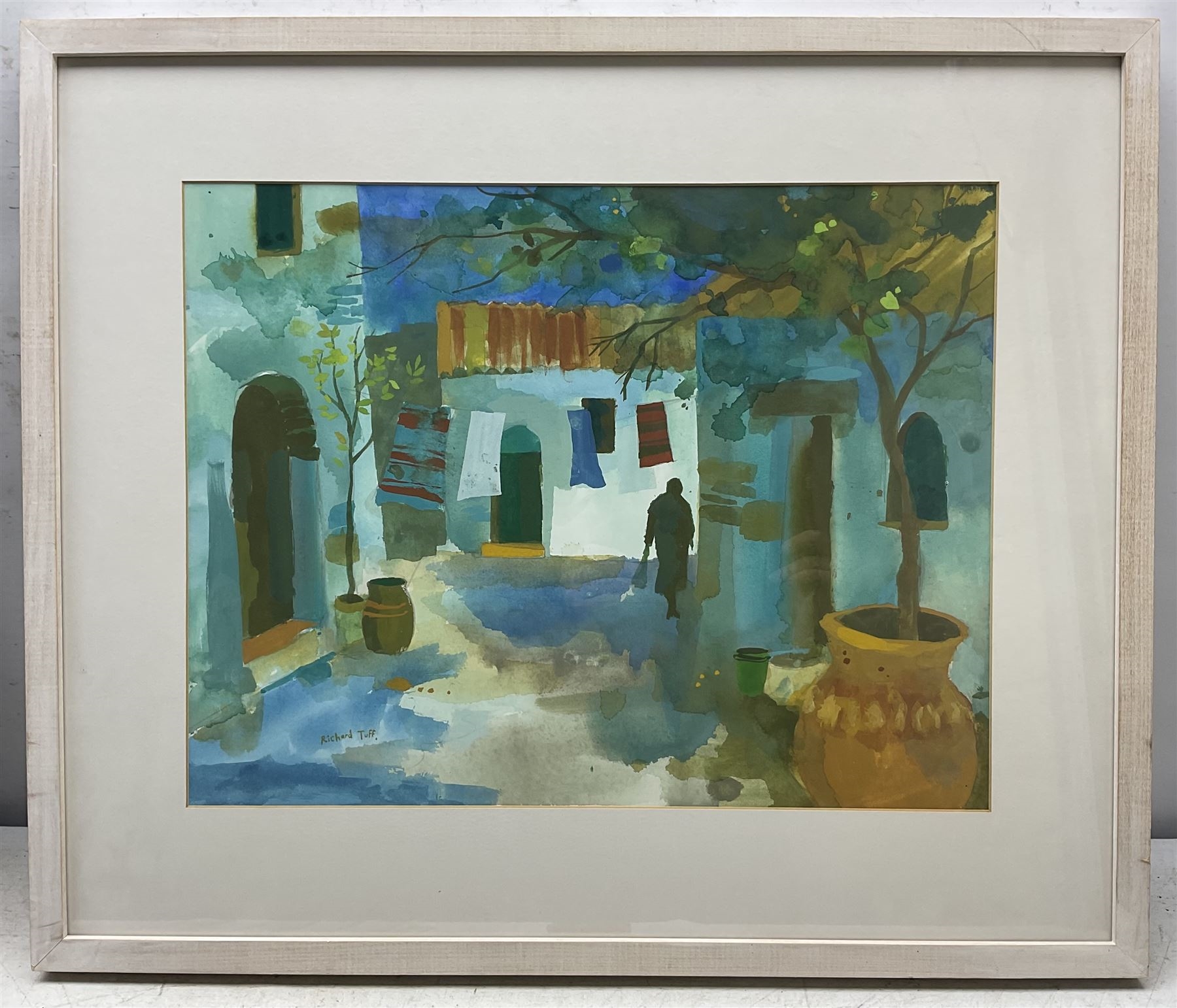 Richard Tuff | Greek Street Scene | MutualArt