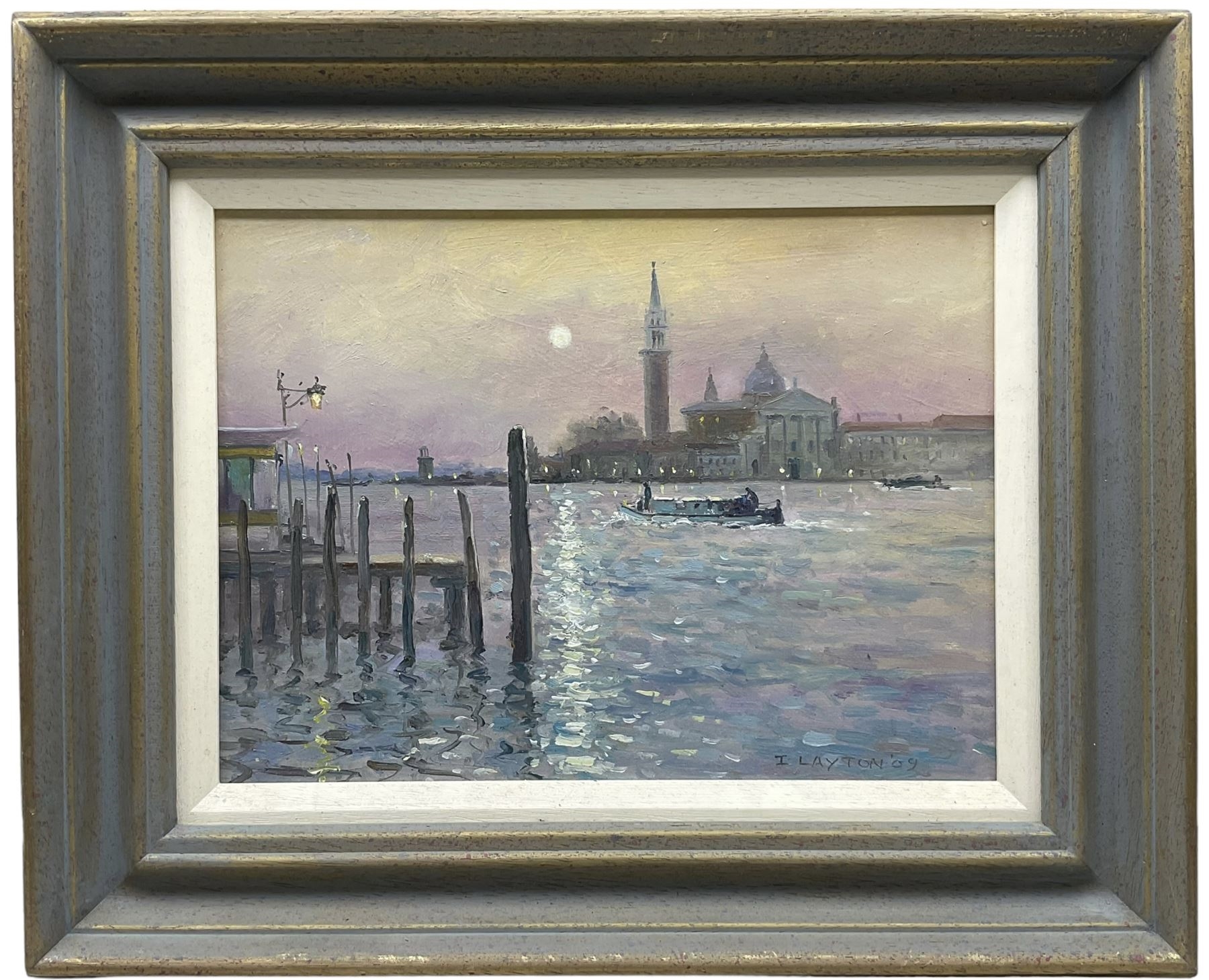 Ian Layton | Moonlight over the Lagoon - Venice (2007) | MutualArt