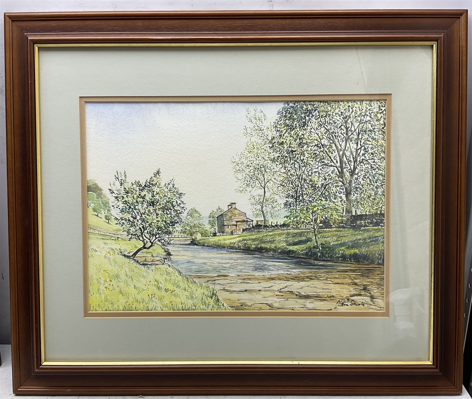 Alan Stuttle | Rural River Landscape | MutualArt