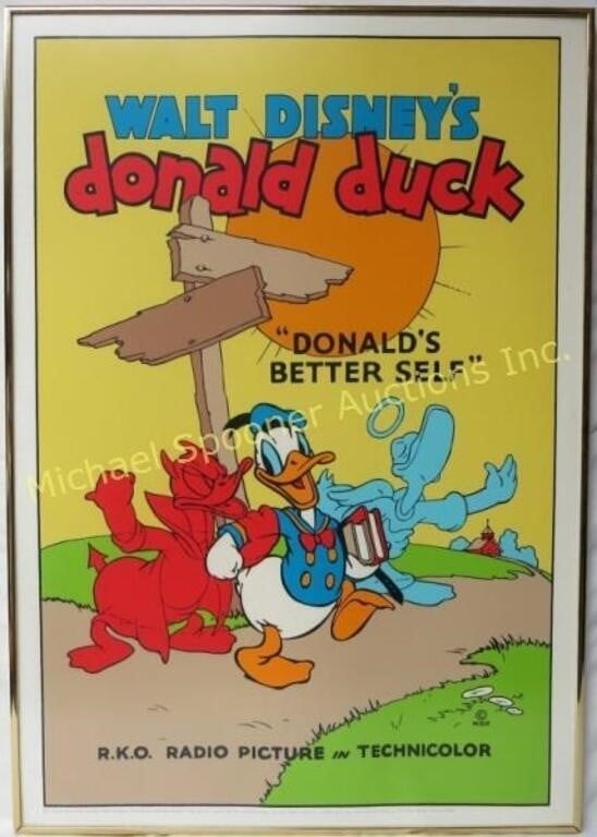 Walt Disney | WALT DISNEY DONALD DUCK - SERIGRAPH POSTER (1939) | MutualArt