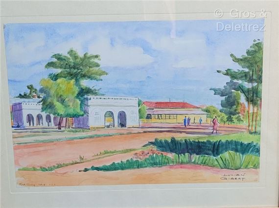 Lucien Gibert | Fort Lamy in Chad | MutualArt