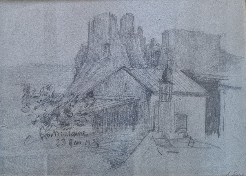 Aimé Roux | d'après nature, dessin fait à l'école des beaux arts 1884 (1884) | MutualArt