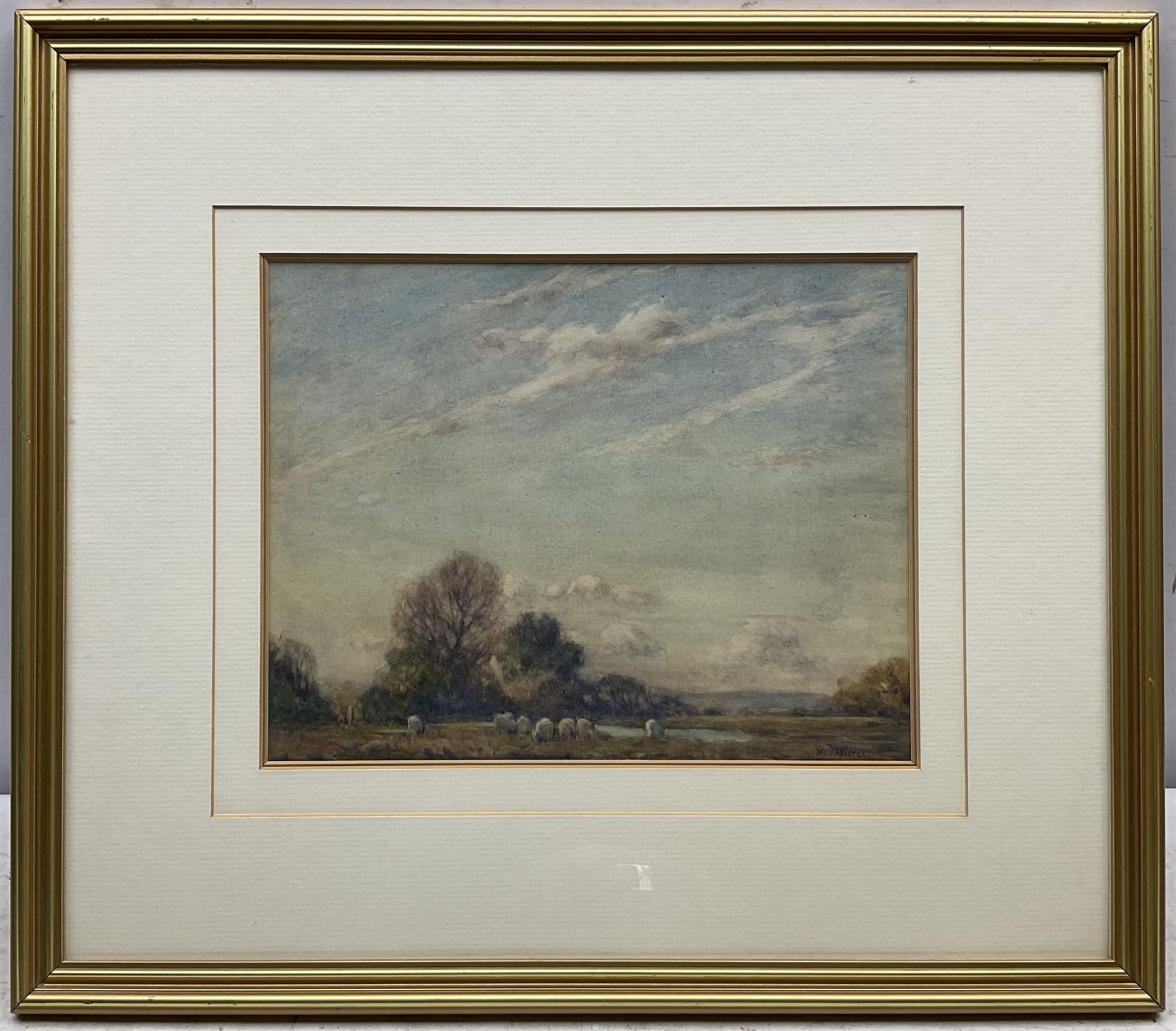 David A. Baxter | Sheep Grazing | MutualArt