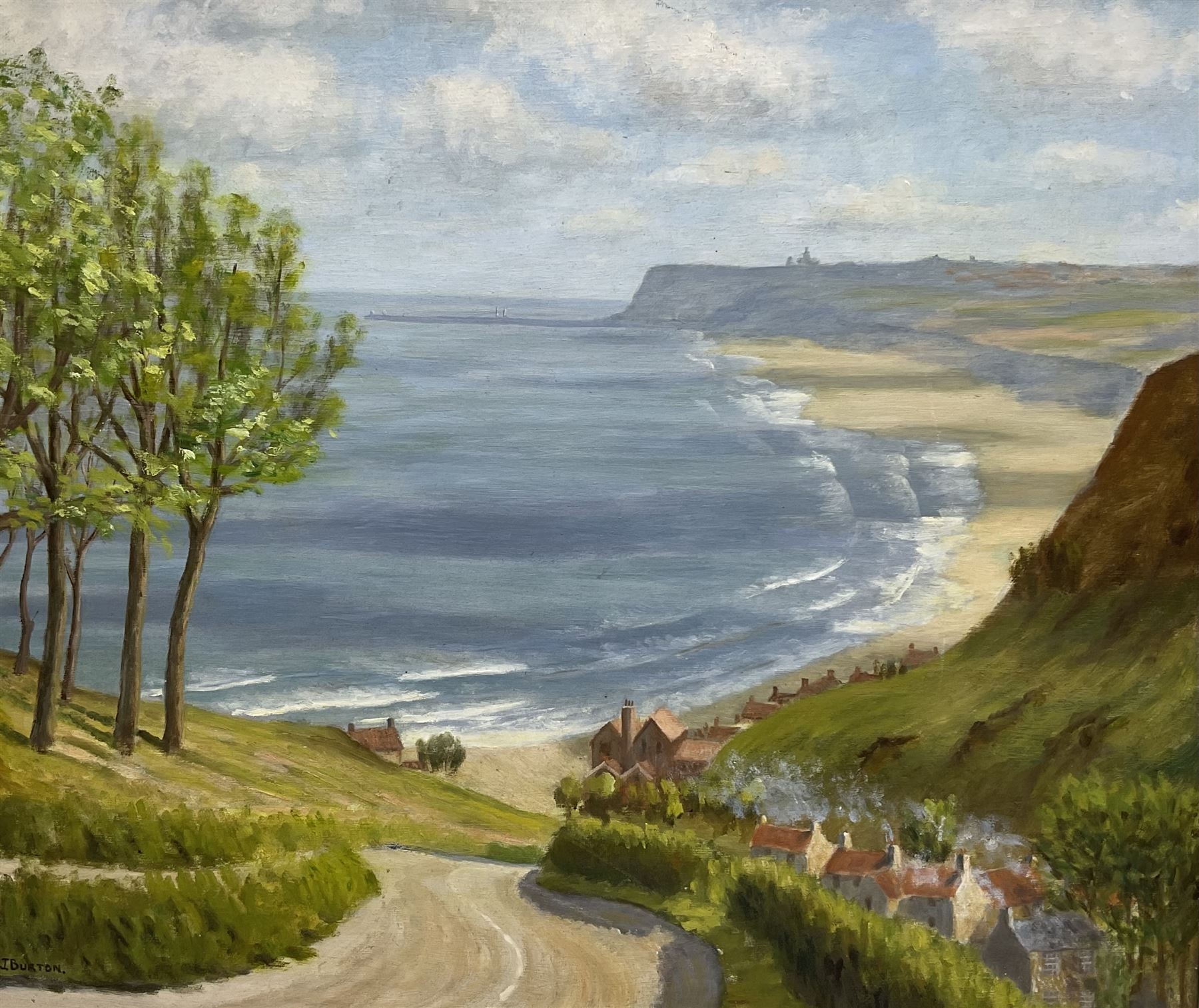John Burton | Lythe Bank Sandsend' Whitby | MutualArt