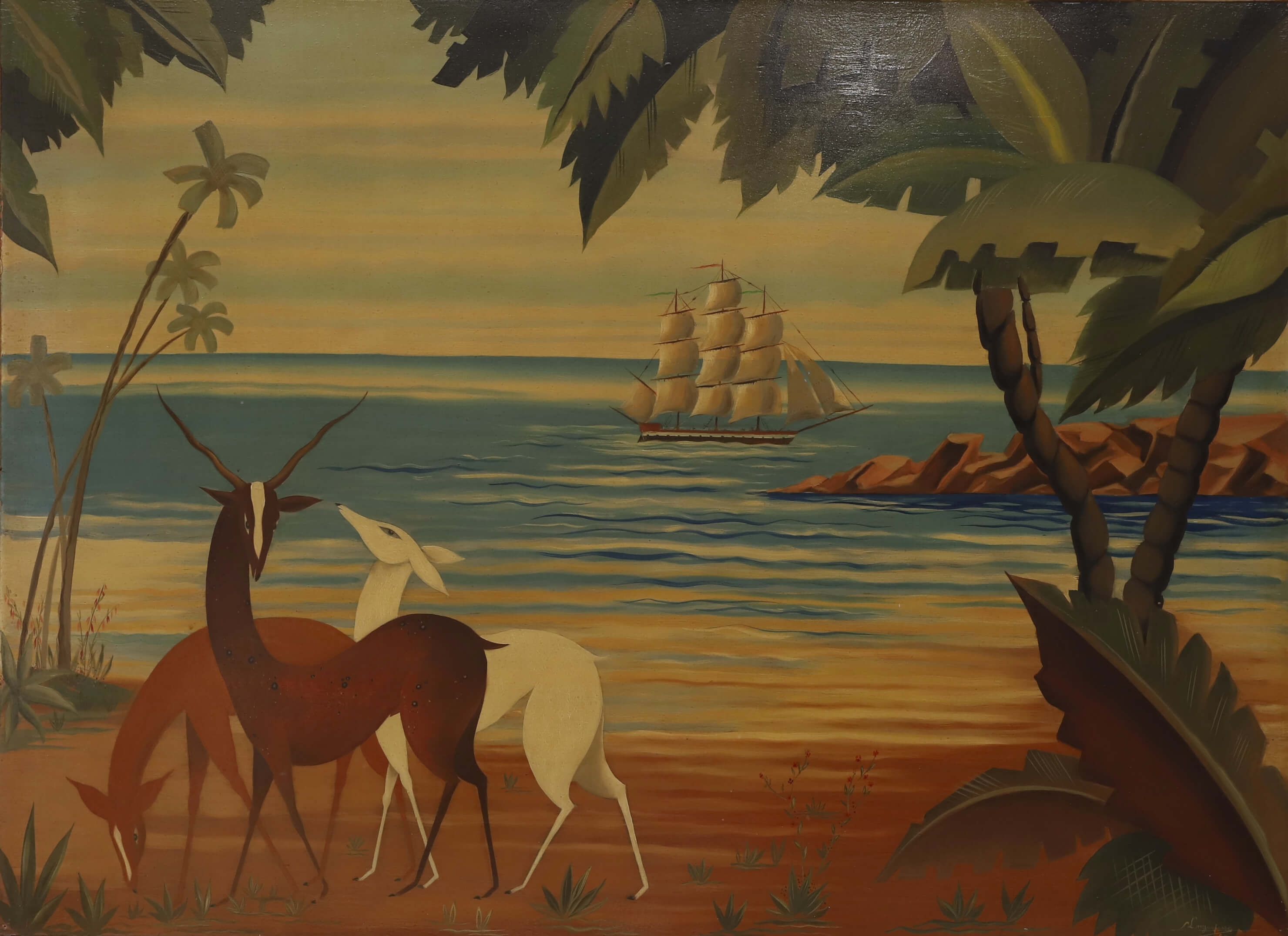 Louis Longuefosse | Le Daim, 1950 (1950) | MutualArt