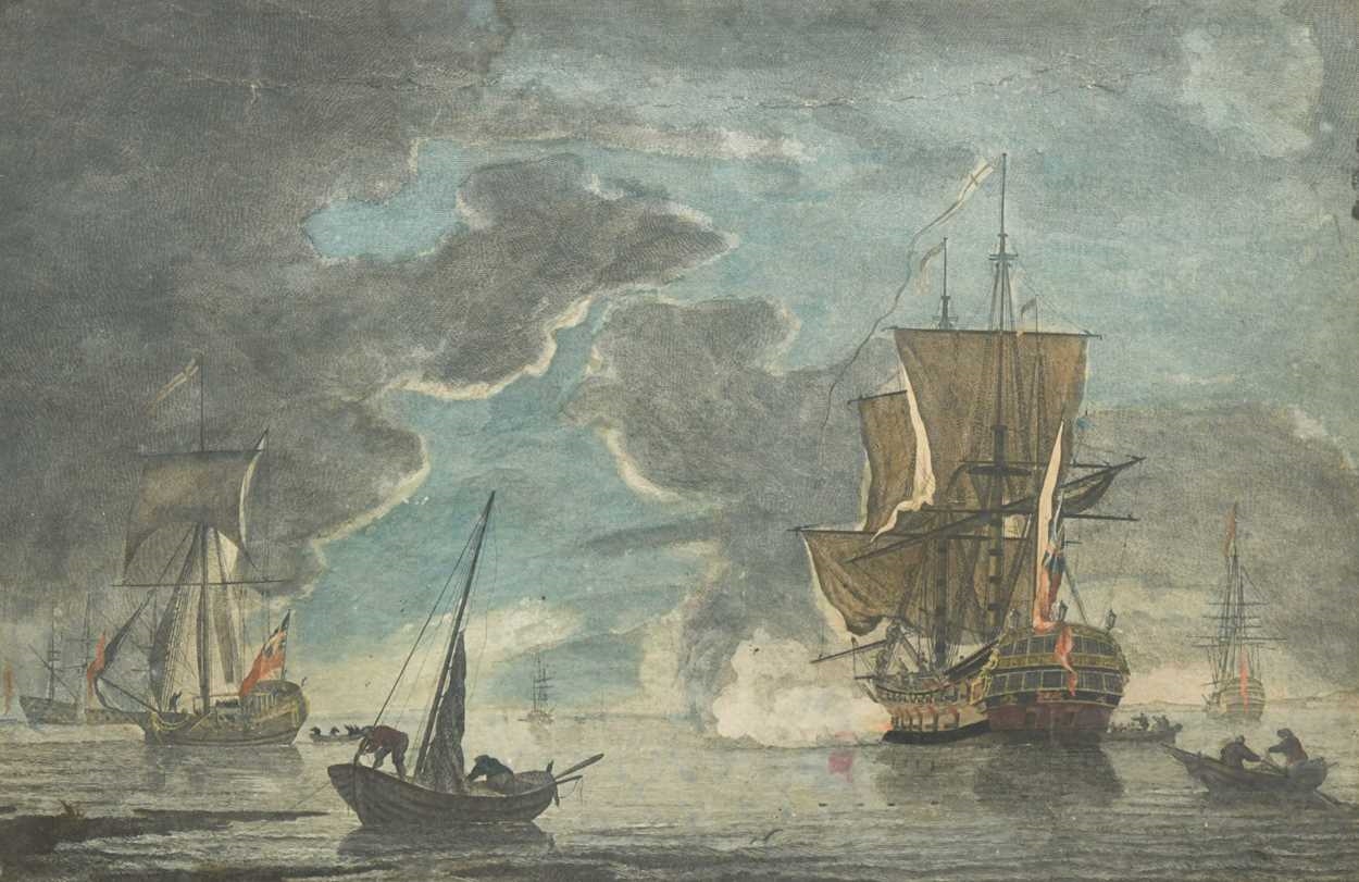 John Bowles | five of maritime subjects including examples after Peter ...