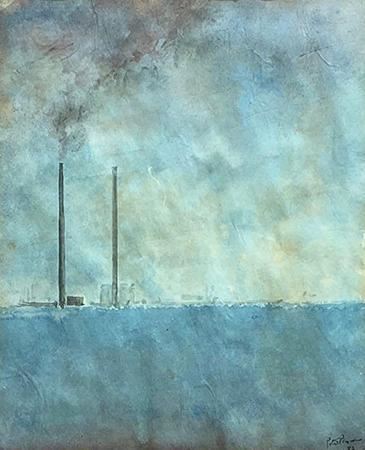 Peter Pearson | Poolbeg Stacks | MutualArt