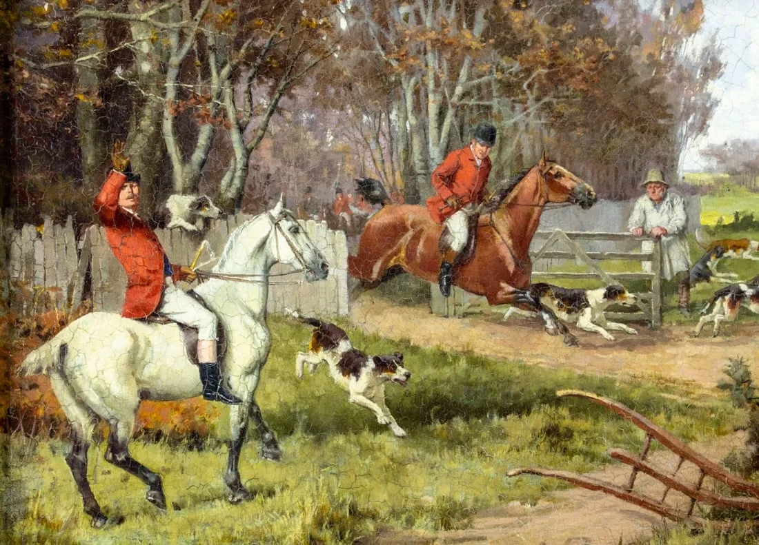 Leghe Suthers | Hunting Scene - The Chase | MutualArt