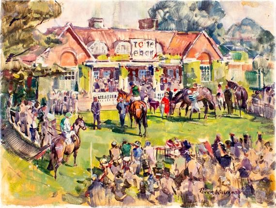 Peter Williams | Paddock Scene | MutualArt