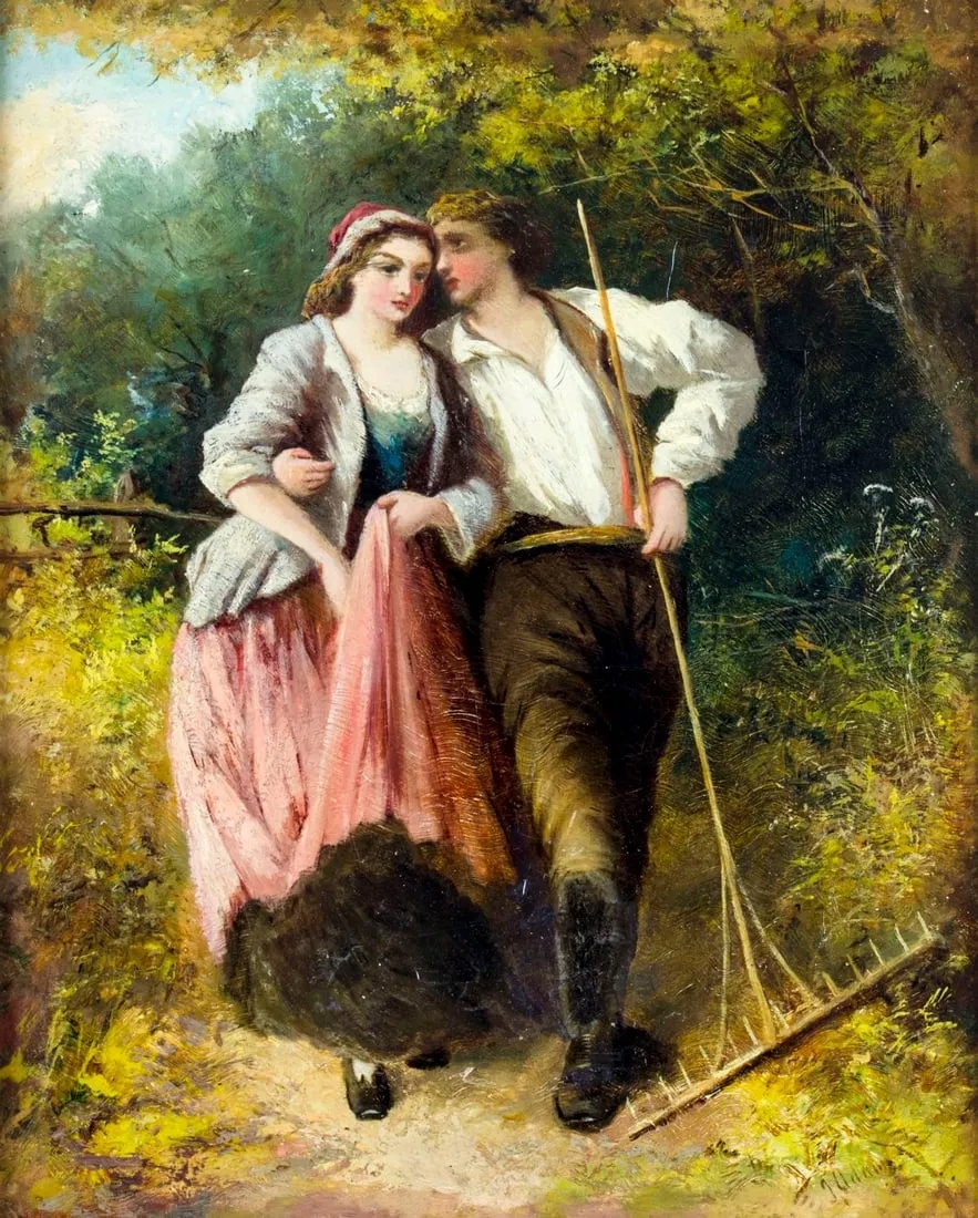 J. Adams | Courting Couple | MutualArt