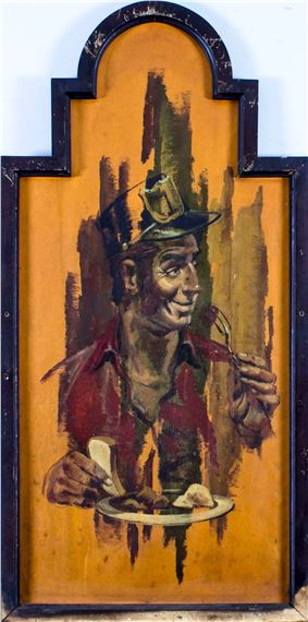 Phil Brinkman | Gentleman Dining (1966) | MutualArt