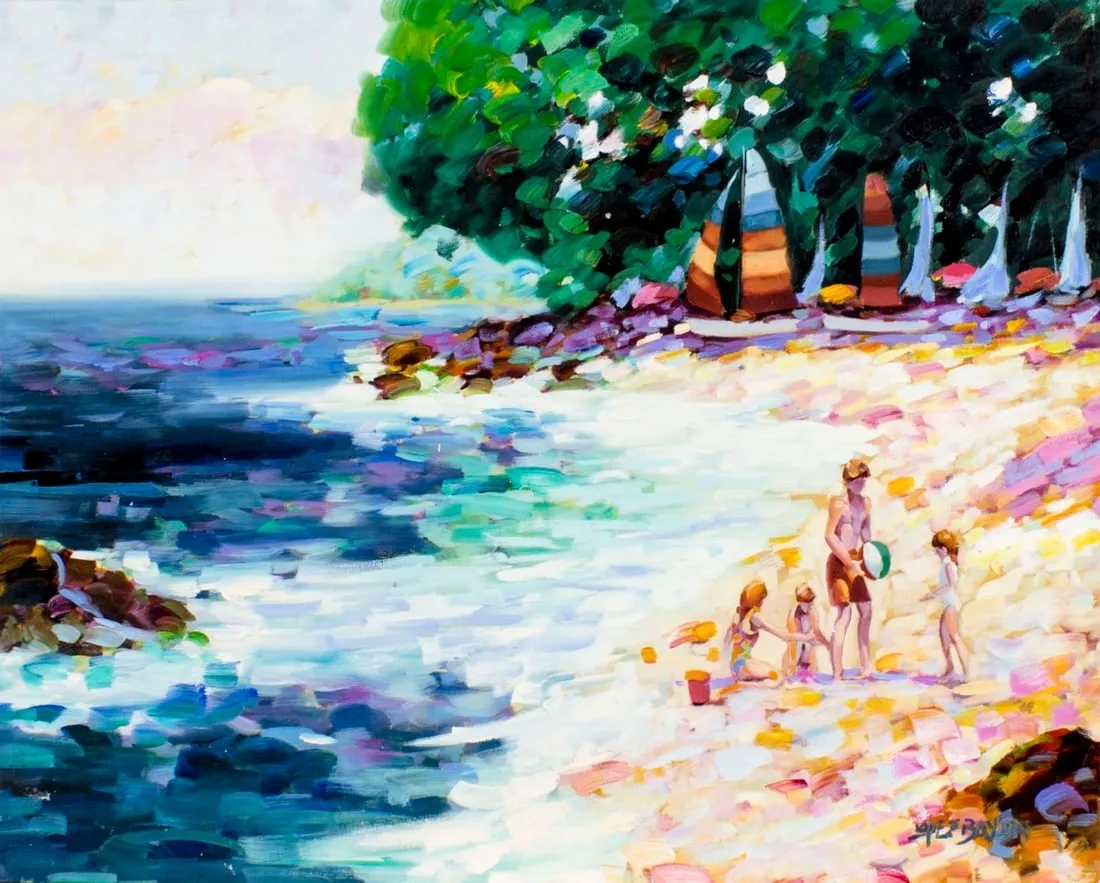 Lissandro Lopez Baylon | Beach Scene | MutualArt