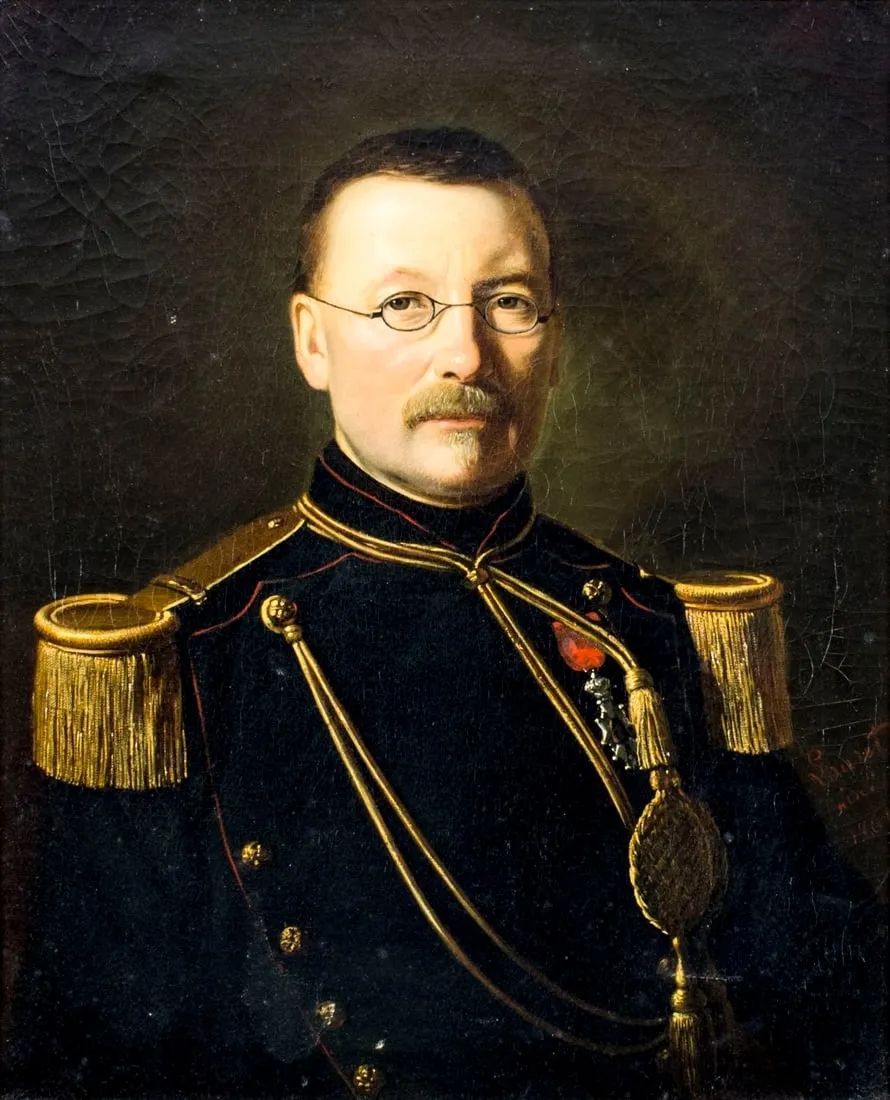 Emmanuel Joseph Lauret | Portrait of Man in Military Uniform (1861 ...