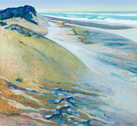 Edward Kellogg | Beach Seascape (1988) | MutualArt