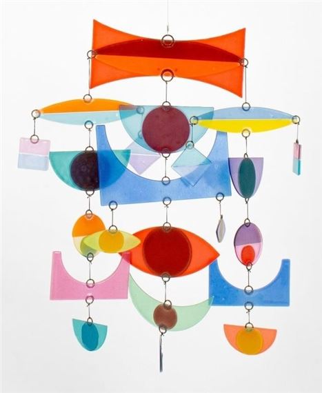 Frances Higgins | Michael & Frances Higgins Modern Glass Mobile | MutualArt