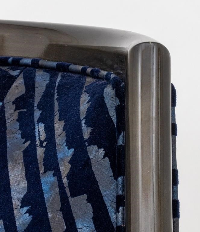 J. Robert Scott | J. Robert Scott Ebonized Tub Chairs, Pair | MutualArt