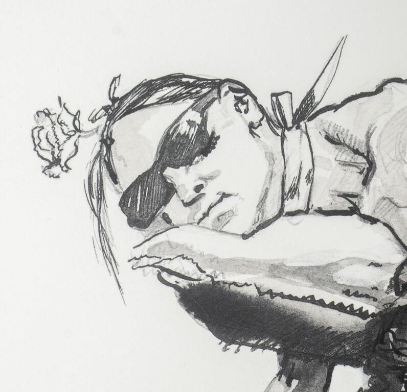 Figueiroa Rego | Paula Rego Girl Who Has Been Sick... Lithograph (2000 ...