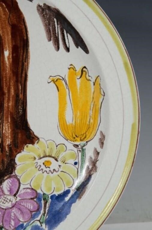Wilhelm Kåge | Wilhelm Kage Mid-Century Modern Ceramic Plate | MutualArt