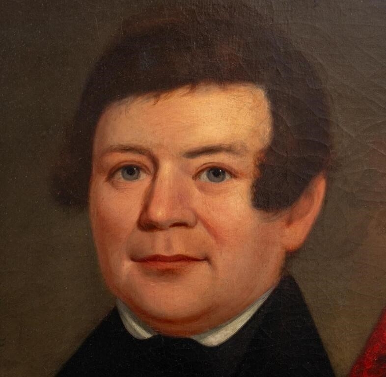 American School, 18th Century | American School Portrait of a Man Oil ...