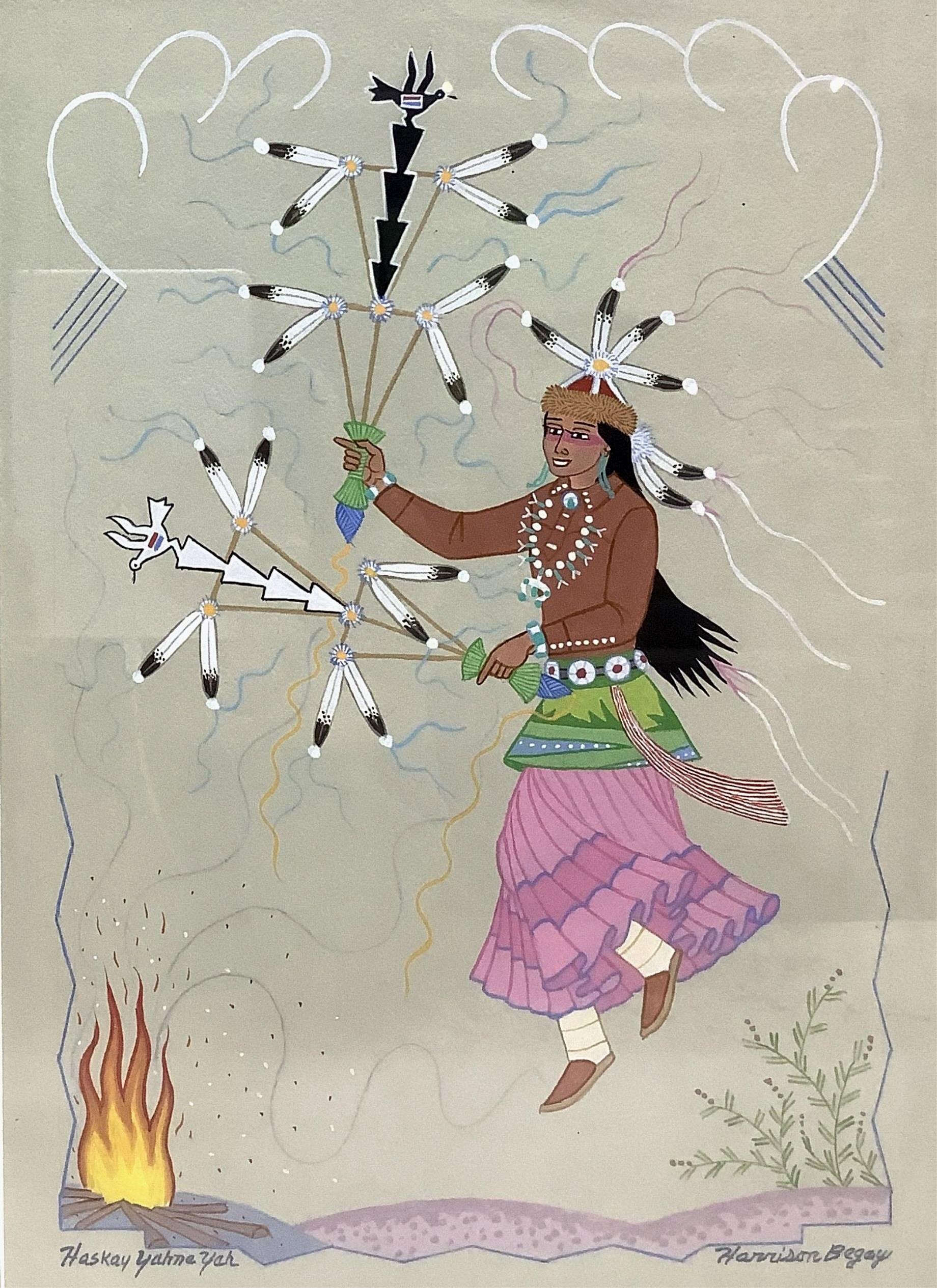 Harrison Begay | Harrison Begay Silkscreen On Paper | MutualArt