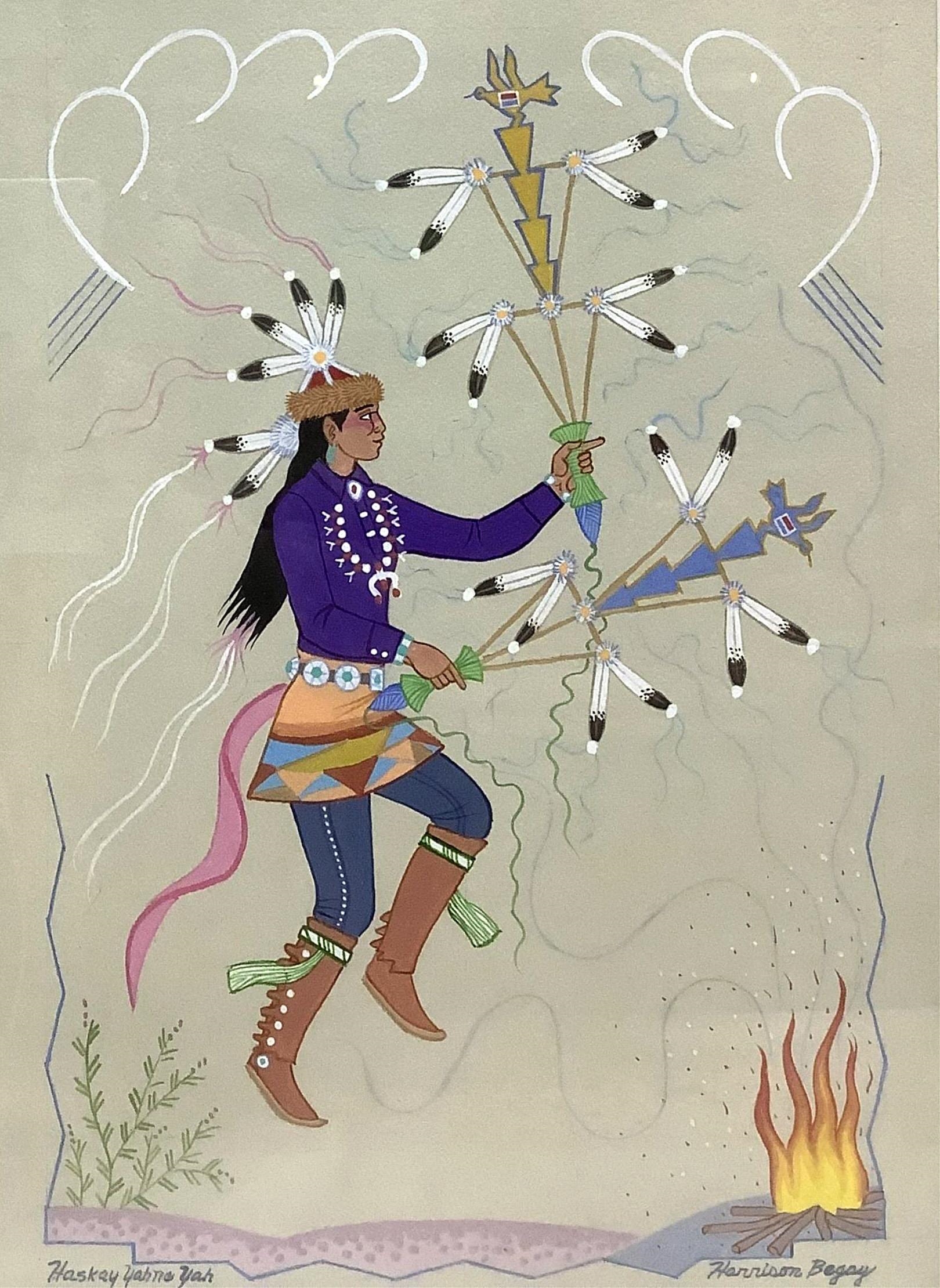 Harrison Begay | Harrison Begay Silkscreen On Paper | MutualArt
