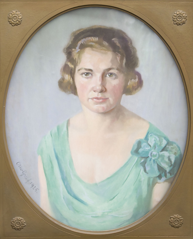 Otto Graf | Damenporträt / A portrait of a lady (1925) | MutualArt
