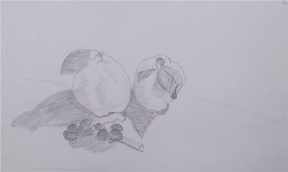 Lily Masson | Study of a Still Life with Fruit | MutualArt