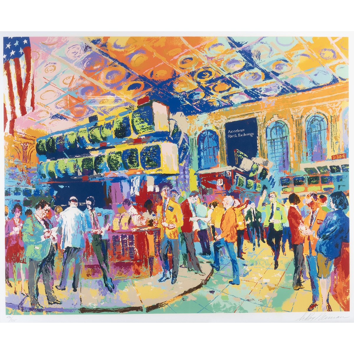 LeRoy Neiman | The American Stock Exchange | MutualArt