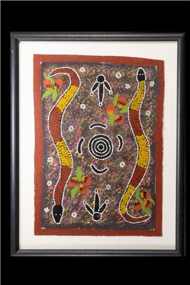 Peggy Nakamurra | Snake and Emu | MutualArt
