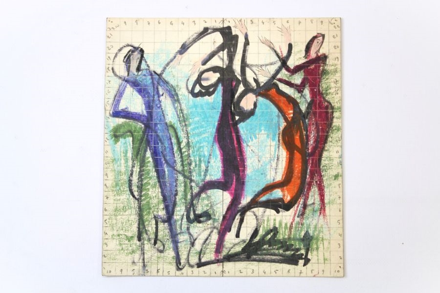 Jean Burkhalter | Four Dancing Women | MutualArt