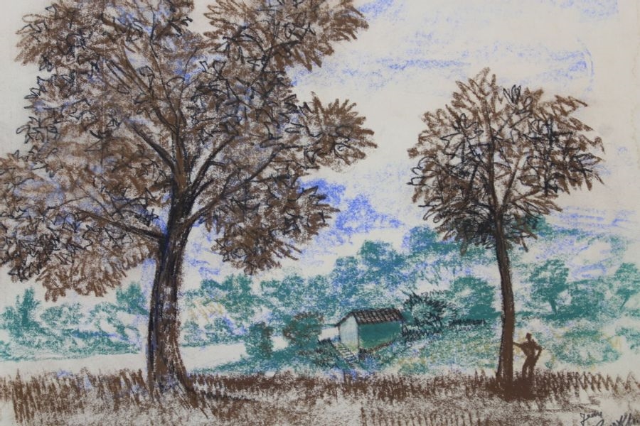 Jean Burkhalter | Etude en Limousin (1956) | MutualArt