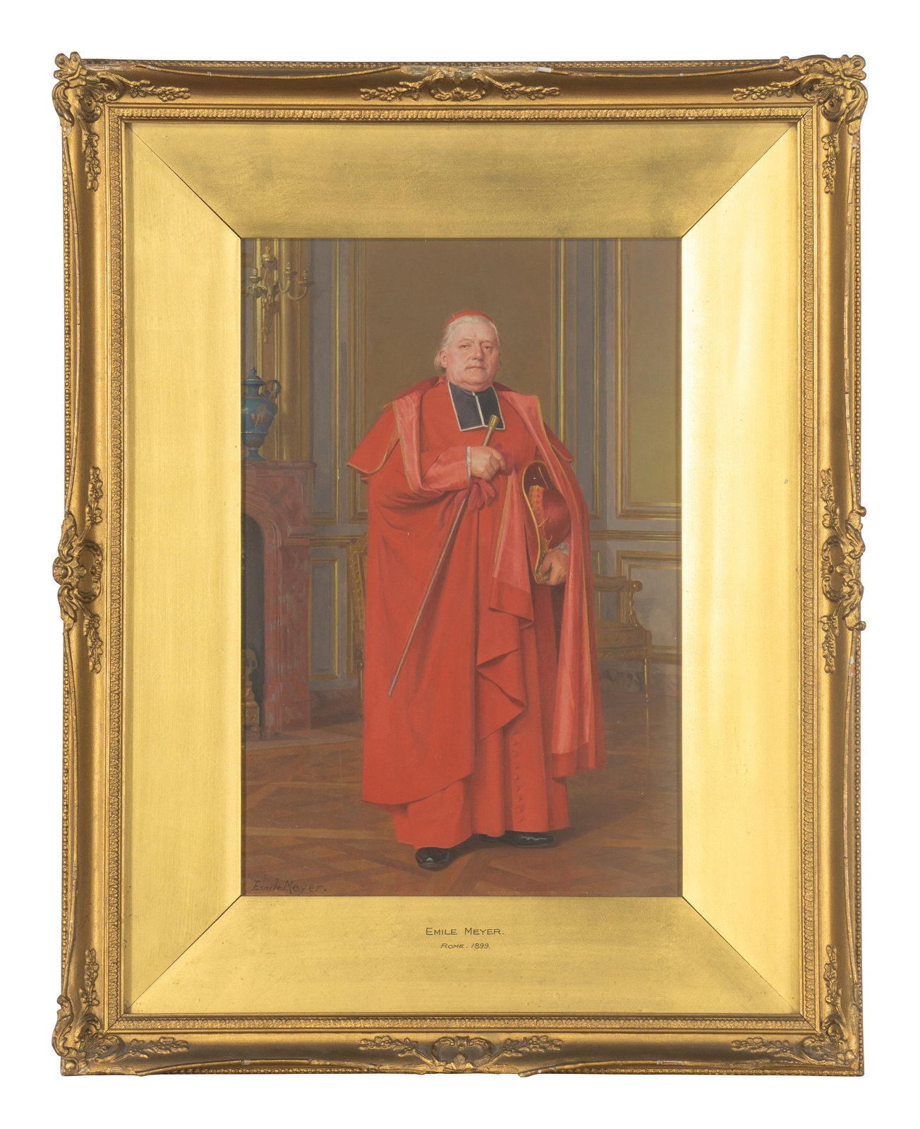 Émile Meyer | Portrait de Mademoiselle Marie-Renée B. (1883) | MutualArt