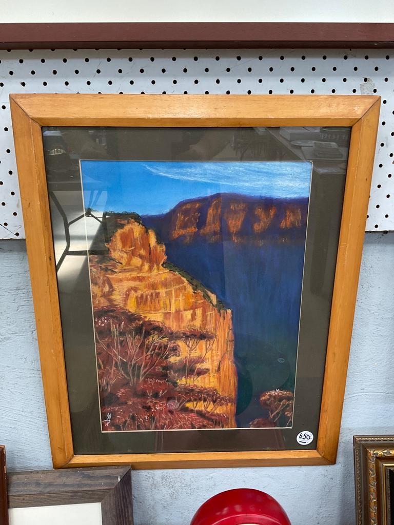 Max Brown | LANDSLIDE ROCK BLUE MOUNTAIN BY MAX BROWN | MutualArt
