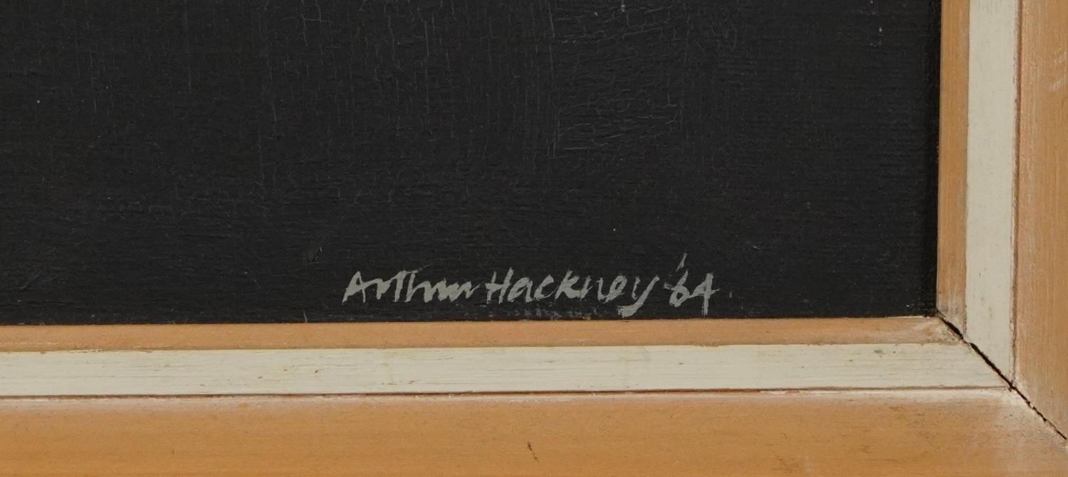 Arthur Hackney | Round pebble on black ground (1960s) | MutualArt