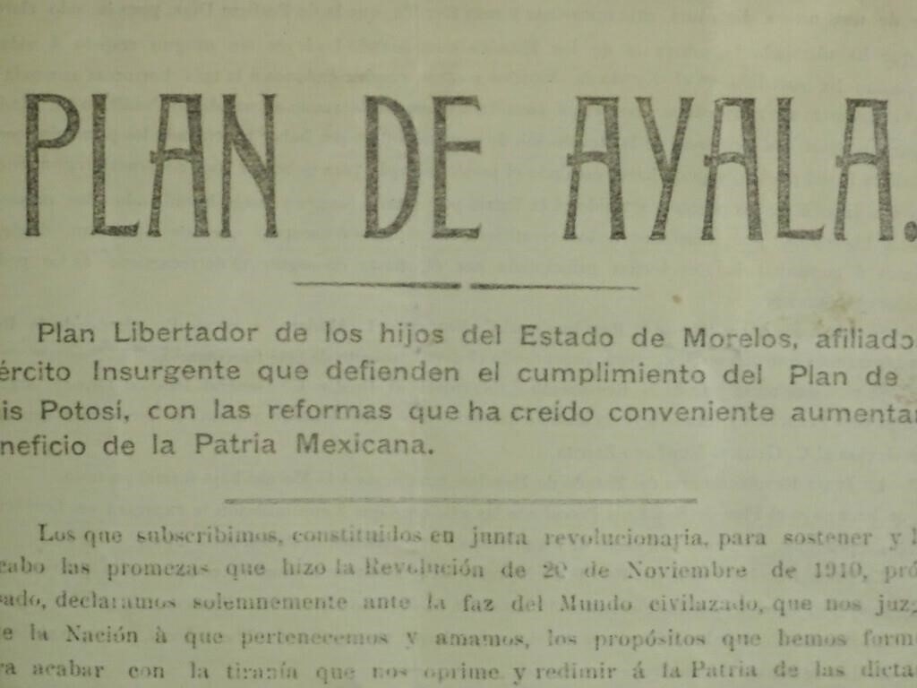 Emiliano Zapata | Mexican Revolution Document PLAN DE AYALA | MutualArt