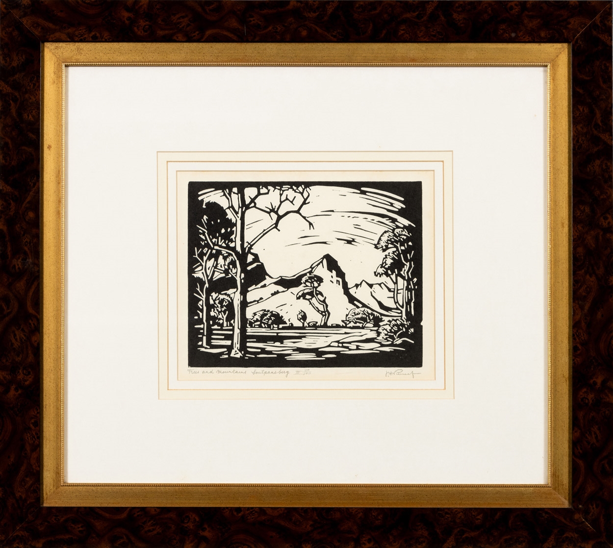 Jacob Hendrik Pierneef | Trees and Mountains | MutualArt