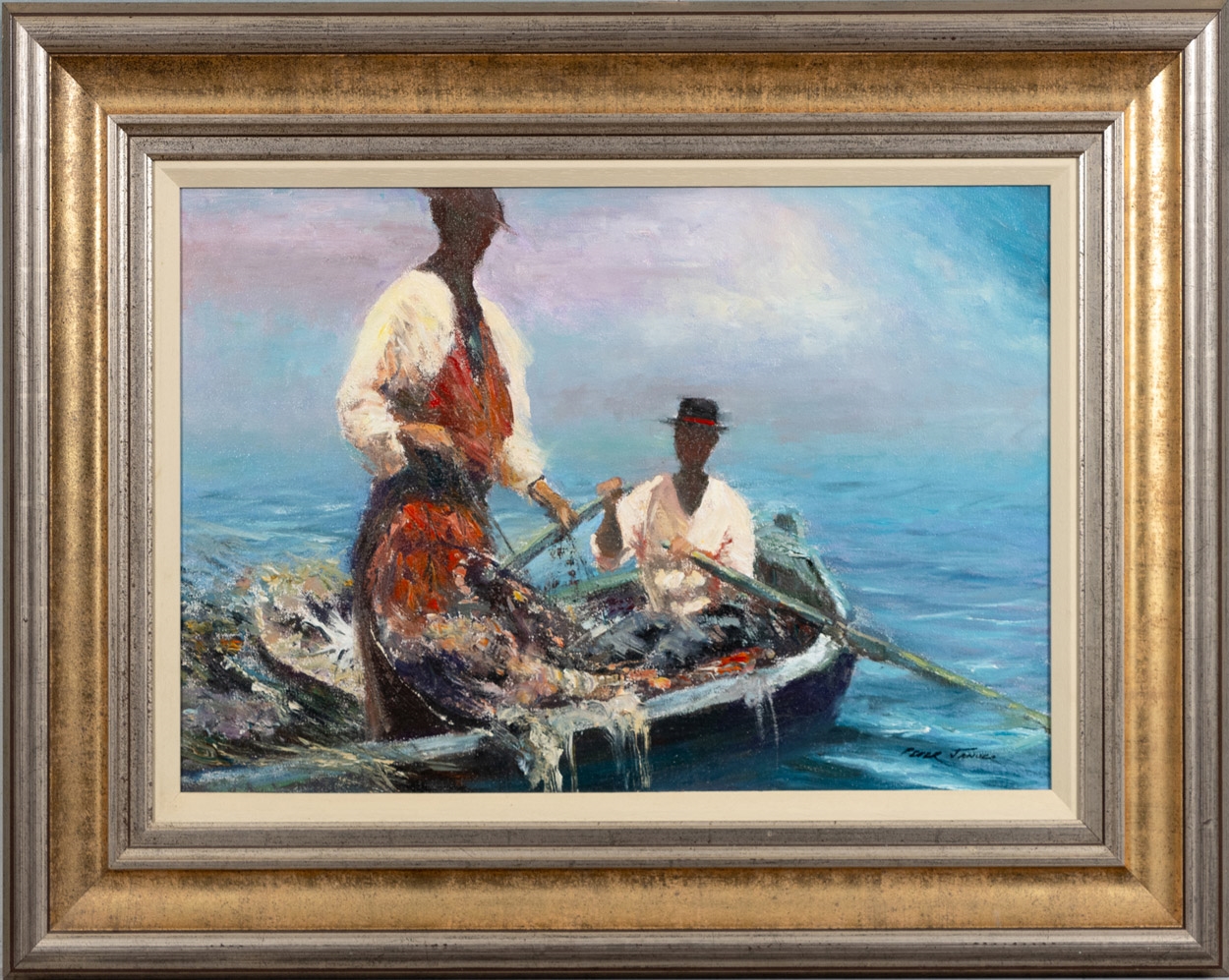 Peter Jander | fishermen | MutualArt