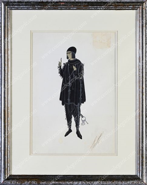 Erté | Costume design for Les Roi des Légendes. | MutualArt