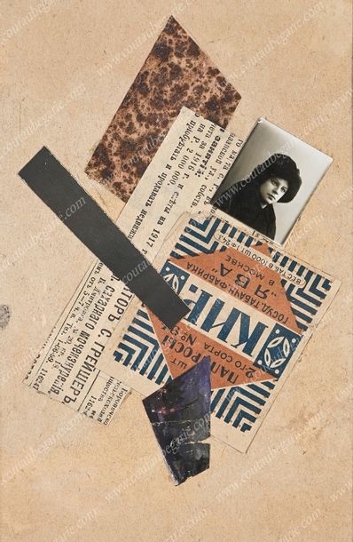 Piotr Stephanovitch Galadshev | Constructivist collage. (Circa 1920 ...