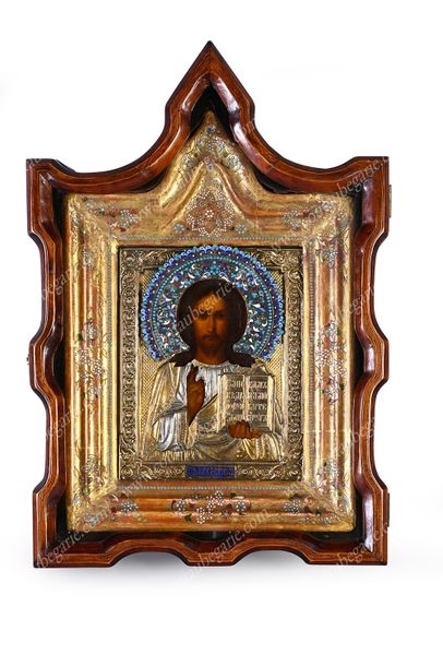 Russian School, 20th Century | CHRIST PANTOCRATOR ICON Russia, early 20th century. (Early 20th ...