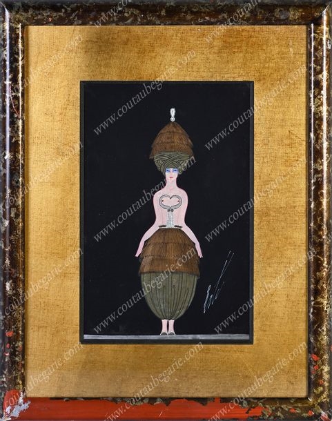 Erté | Haystack costume project for Lucky Dell. | MutualArt