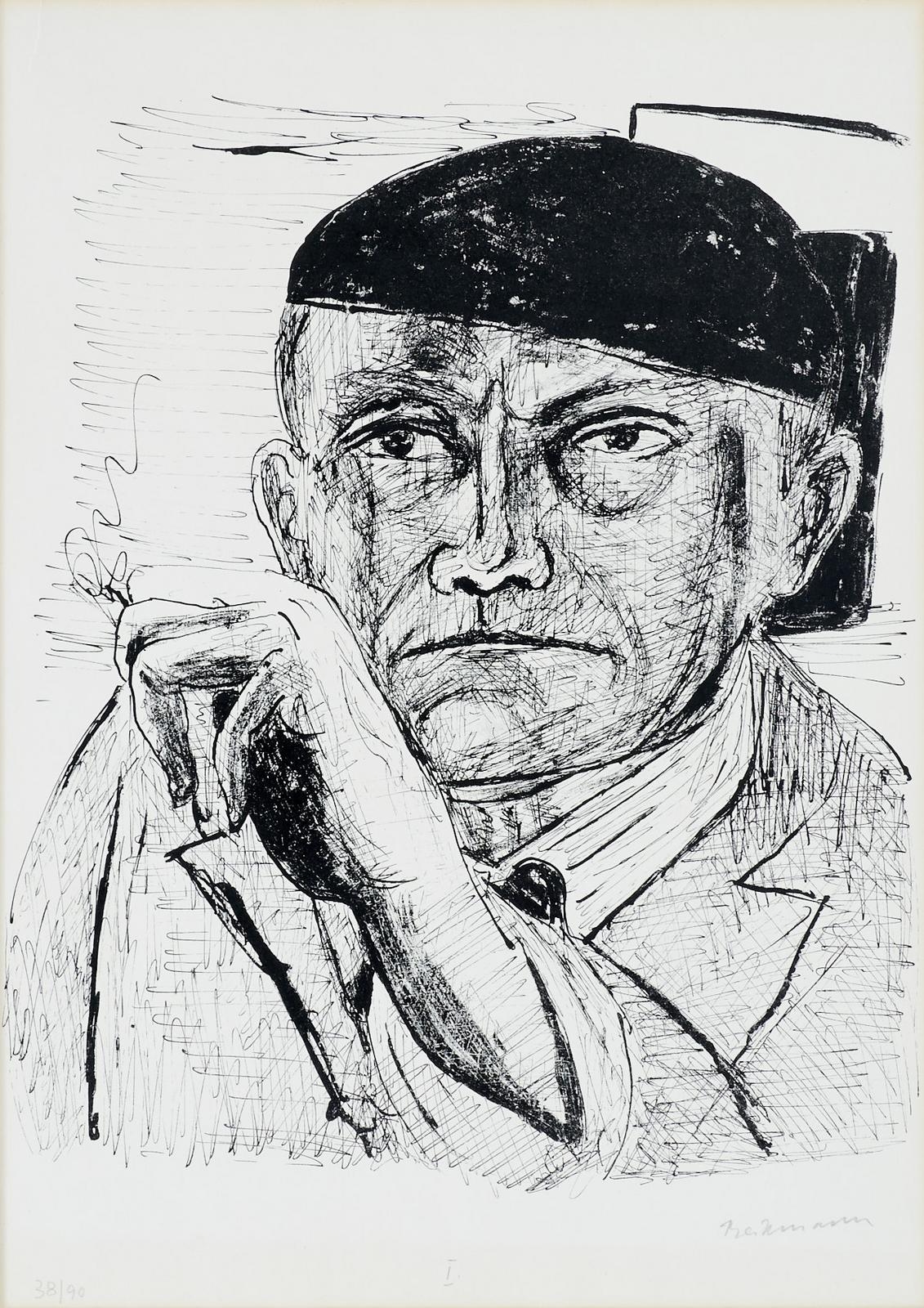 Max Beckmann | Selbstbildnis (1946) | MutualArt