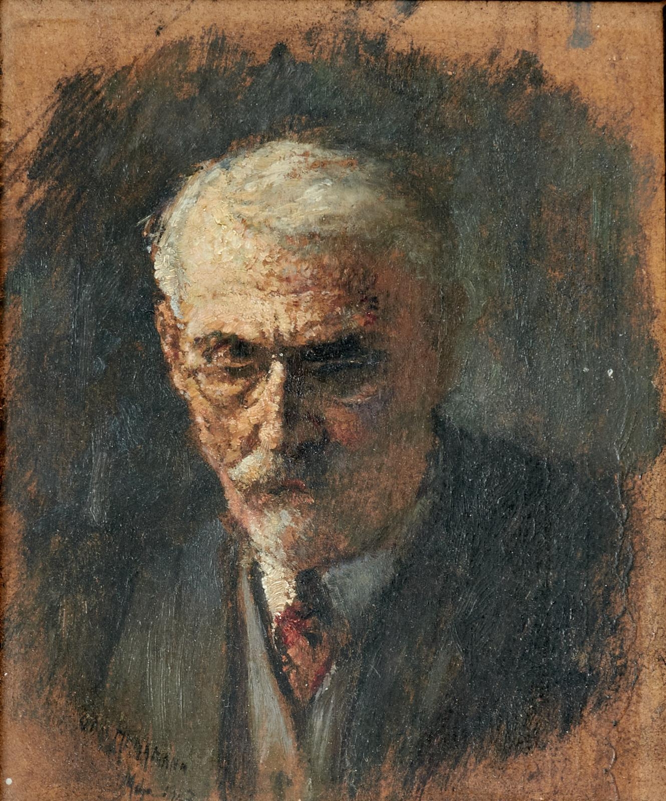 Carl Gustav Herrmann | Selbstbildnis (1927) | MutualArt