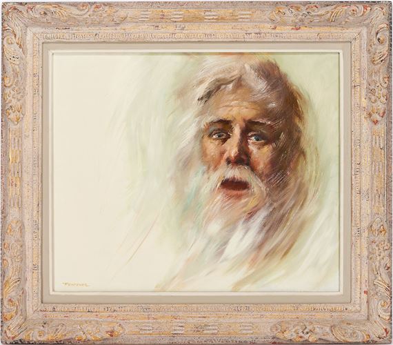 Penczner Paul | Paul Penczner Oil on Board, Receiving The Ten ...